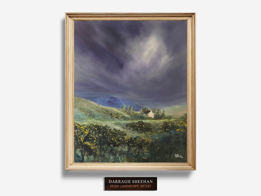 Beautiful Irish Landscape Oil Painting Fine Art *digital File* | Artist ...