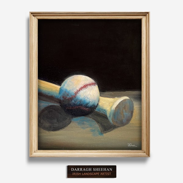 Baseball Paintings - Etsy