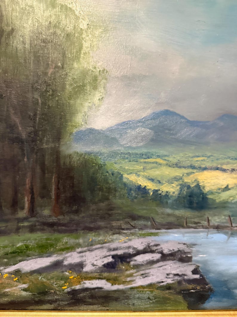 Original Irish Oil Painting: Blackwater Valley 16x20 - Etsy