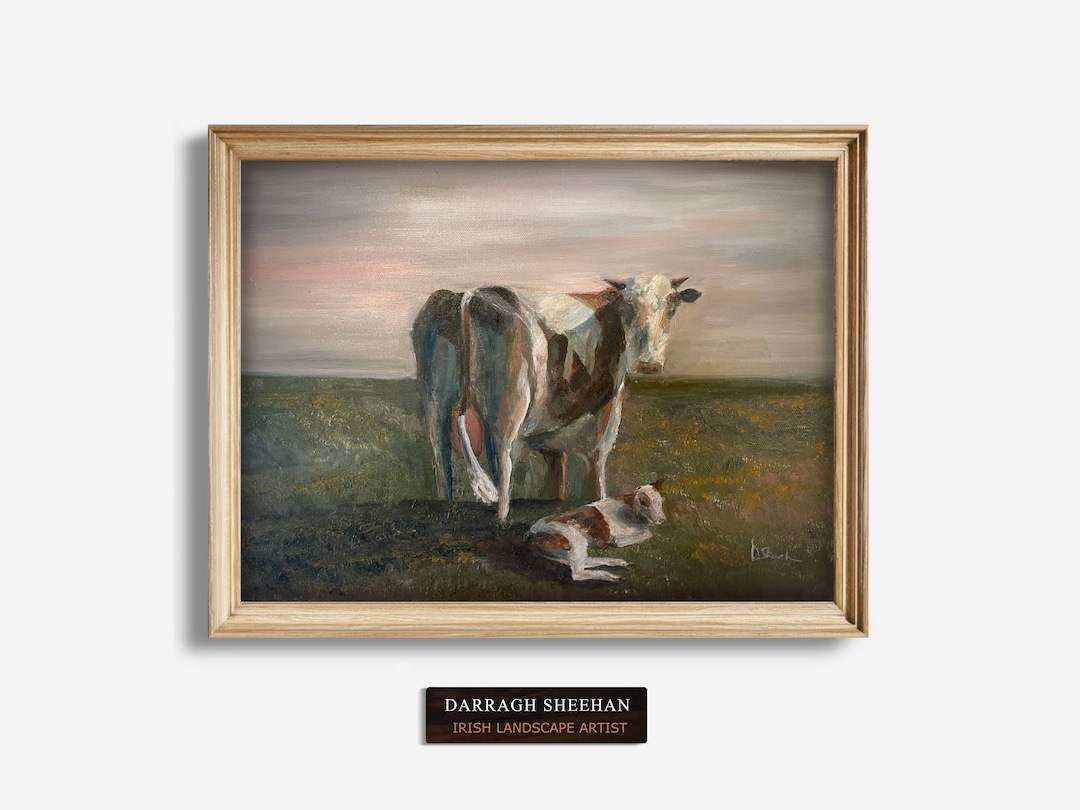 Spring Landscape Oil Painting Fine Art Print Signed Artist Darragh ...