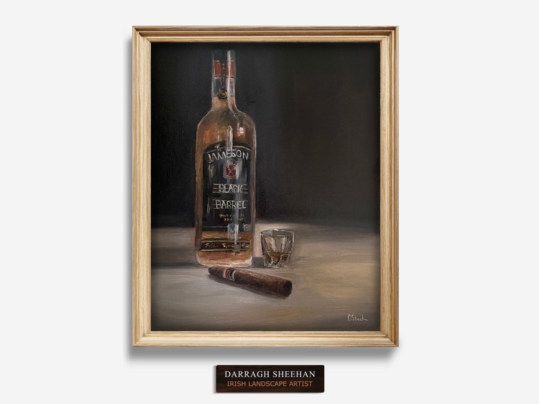 Irish Whiskey, Still Life Oil Painting ORIGINAL | Artist Darragh ...