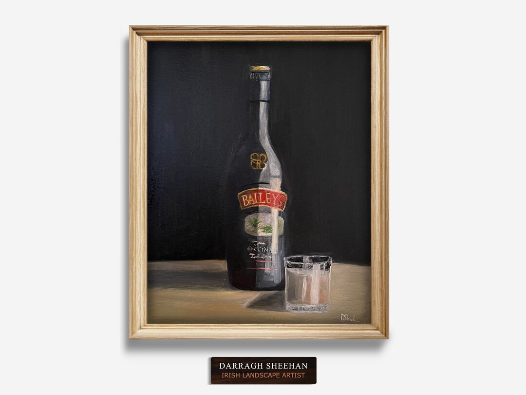 Still Life Oil Painting ORIGINAL, Irish Cream | Artist Darragh Sheehan ...