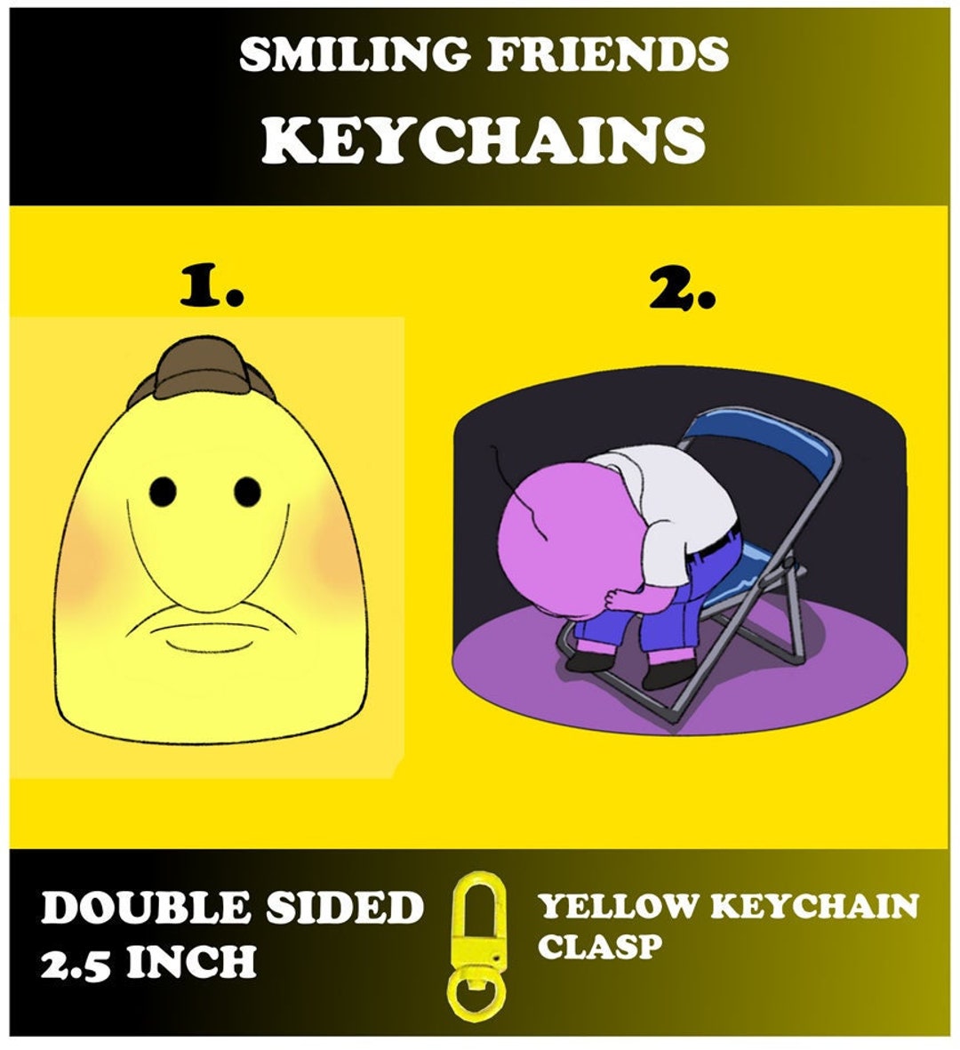 Smiling Friendship Keychains - Etsy
