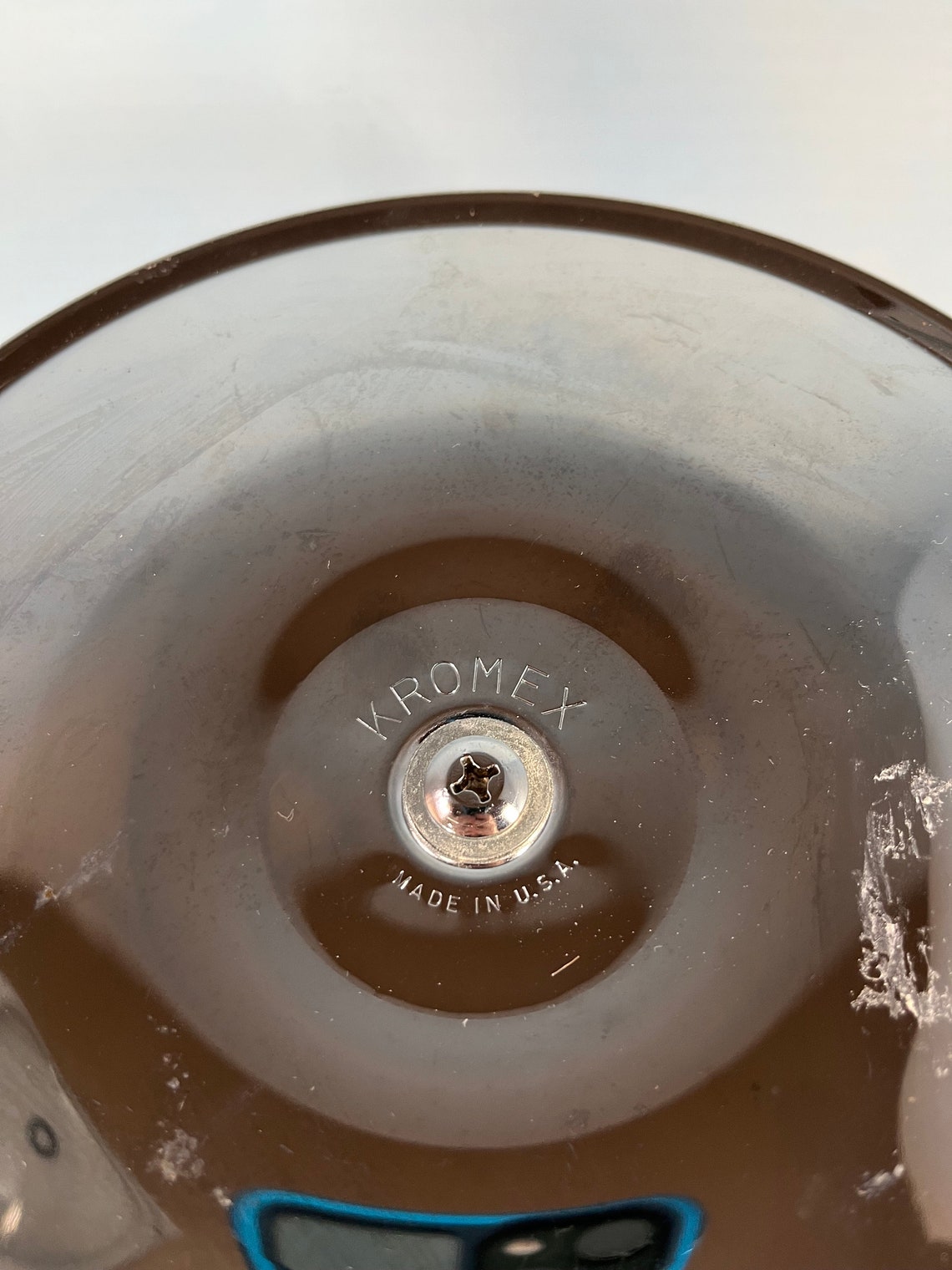 Kromex Ice Bucket Teak Handles Chrome MCM Vintage Retro Bar 70s Made in ...