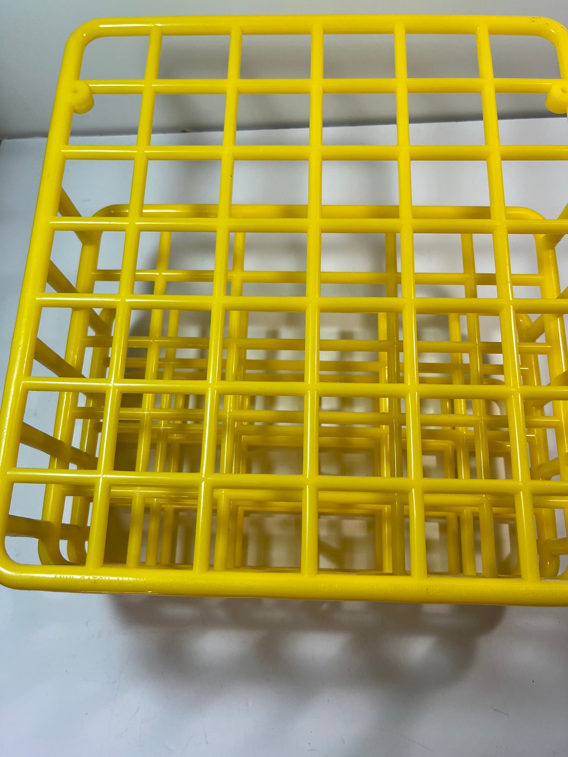 1980's Yellow Yaffa Desk Catch All Storage Organizer Wall Mount/free ...