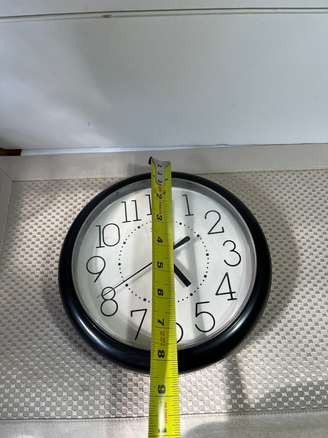 Vintage 8 Round Spartus Wall Clock Made in USA Tested Working Battery ...