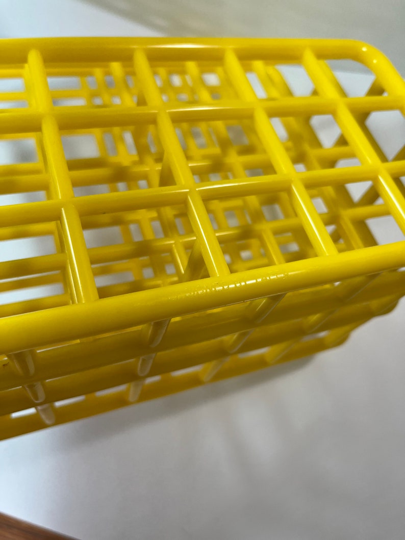 1980's Yellow Yaffa Desk Catch All Storage Organizer Wall Mount/free ...