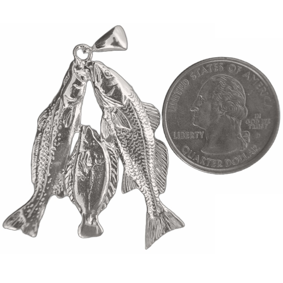 Grand Slam Fish Pendant - Etsy