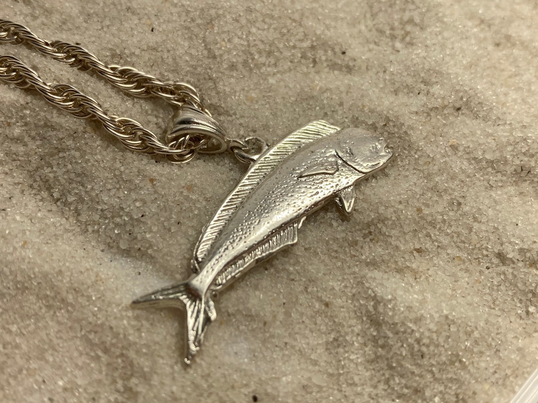 Mahi Half Pendant Sterling Silver - Etsy