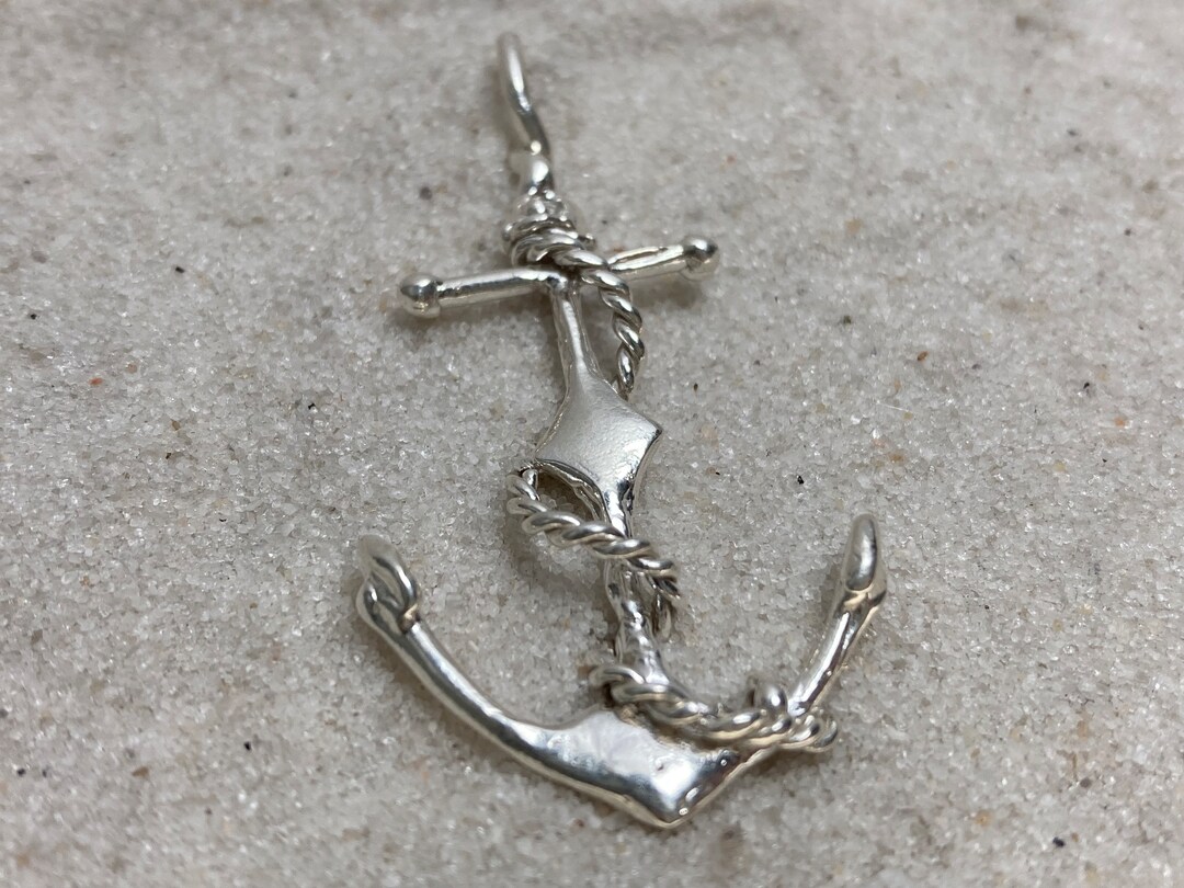 Large Anchor Wrapped in Rope - Etsy