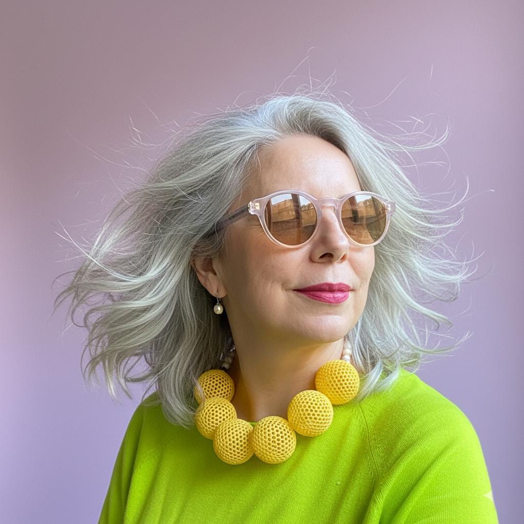 Handmade Yellow Bead Necklace: 3D Printed Statement Jewelry - Etsy
