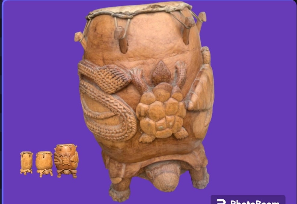 Yoruba Ijapa Stolen Knowledge Drum Set - Etsy