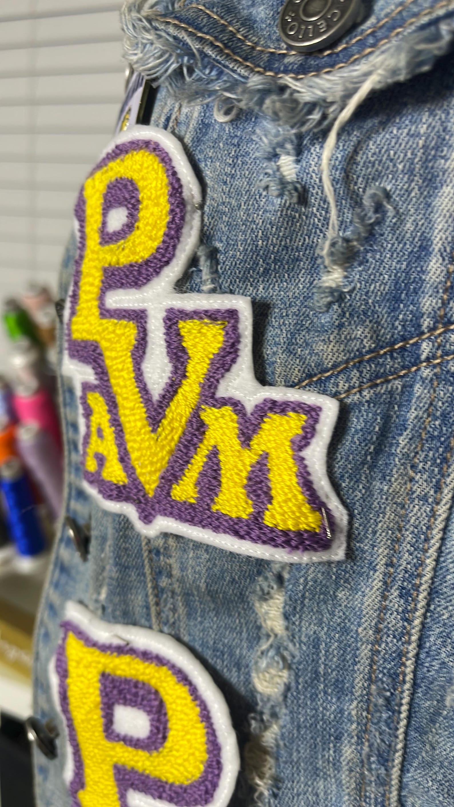 Prairie View Micro Chenile Iron-on Patch - Etsy