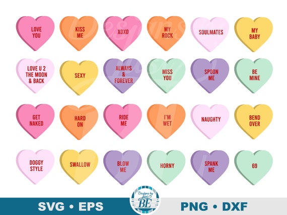 Valentines Heart Candy Sayings