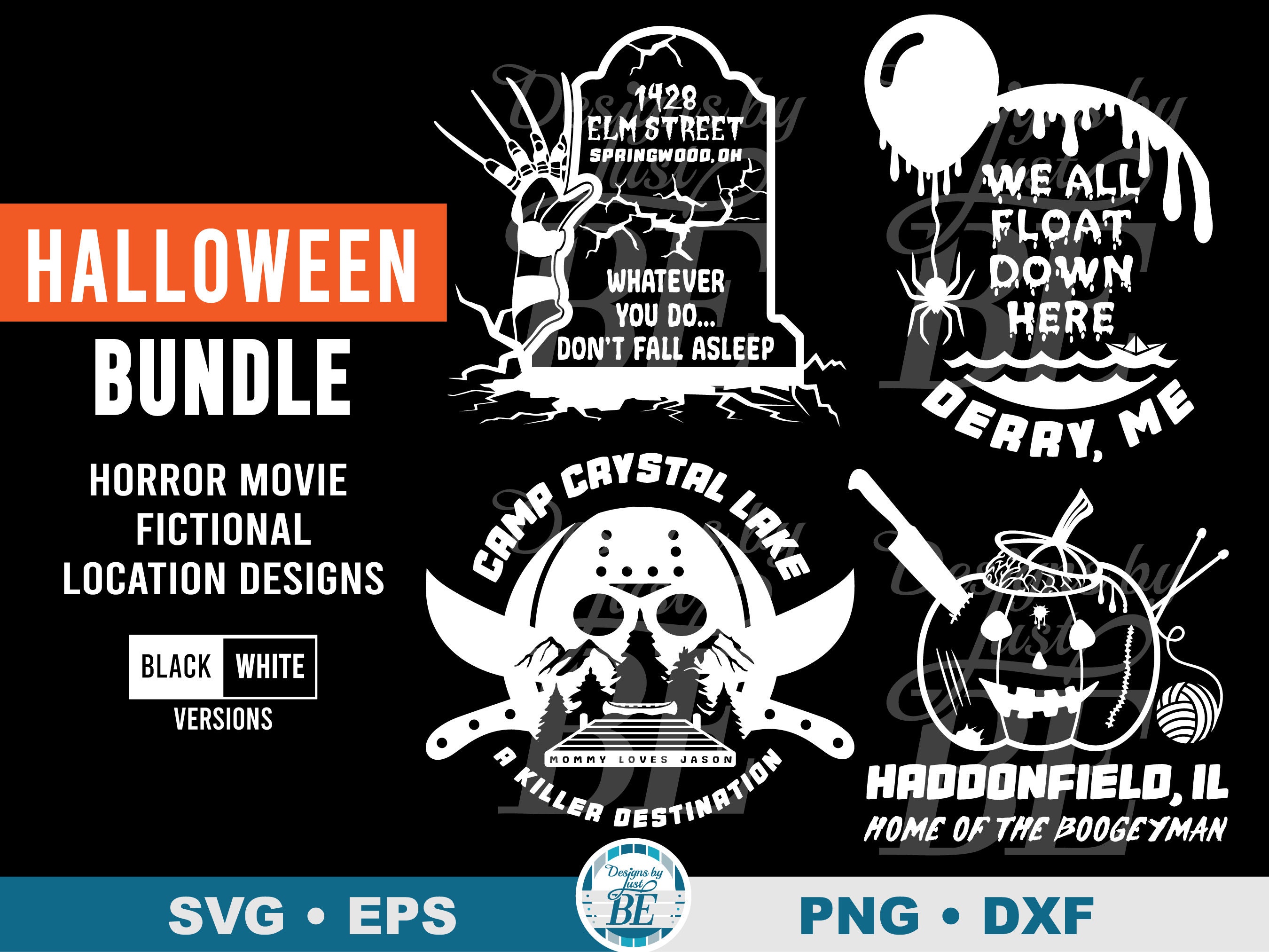 Halloween Bundle, Halloween SVG, Halloween Shirt Designs, Halloween ...