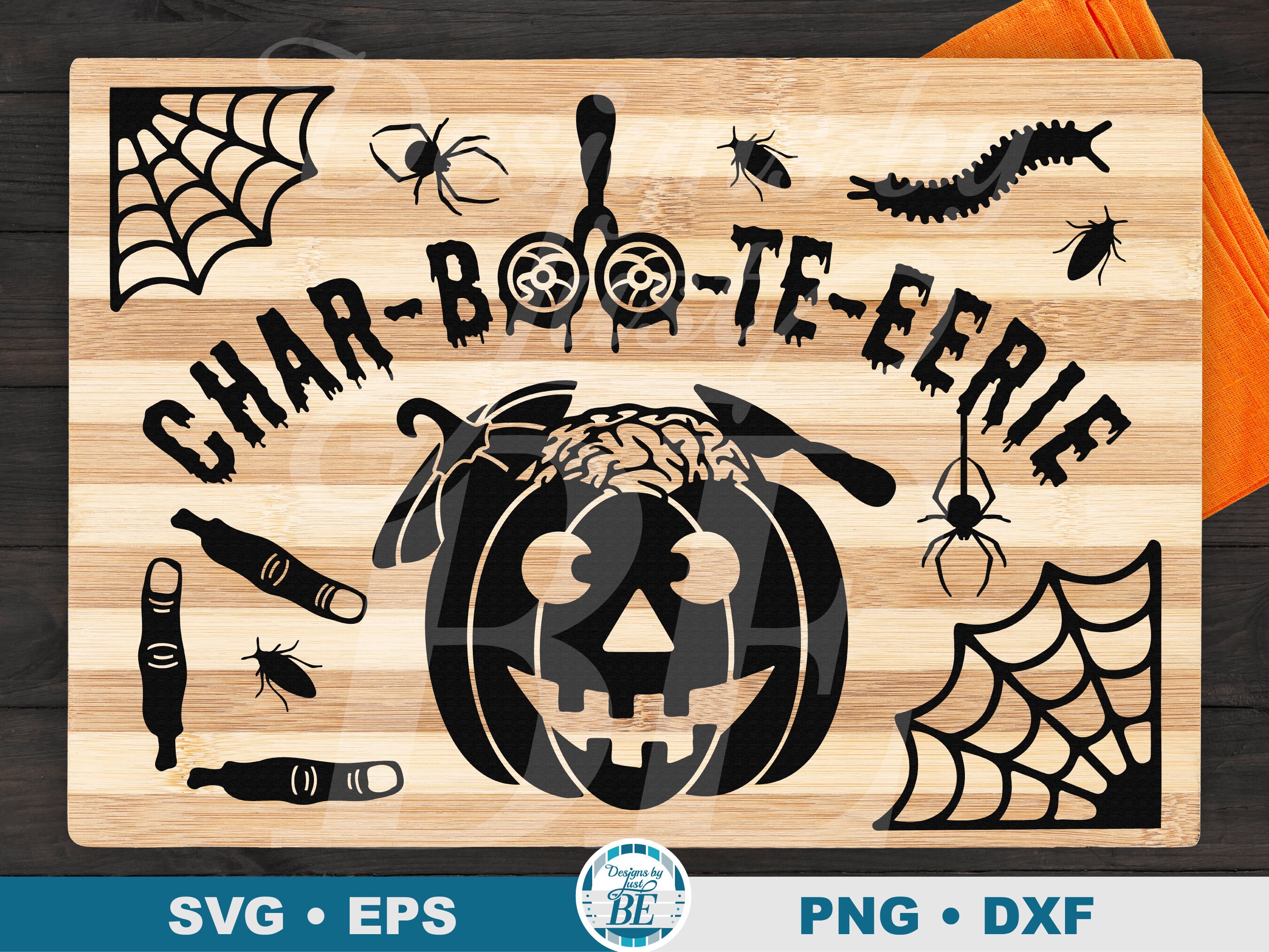 Char-boo-te-eerie Board SVG • Charcuterie Board SVG • Halloween SVG ...