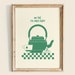 Tea Art Print, Illustrated Cafe Art, Kitchen Decor, Wall Decor - Etsy