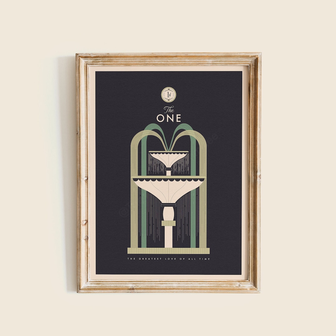 The One Art Print, Illustrated Poster, Room Decor, Home Decor - Etsy