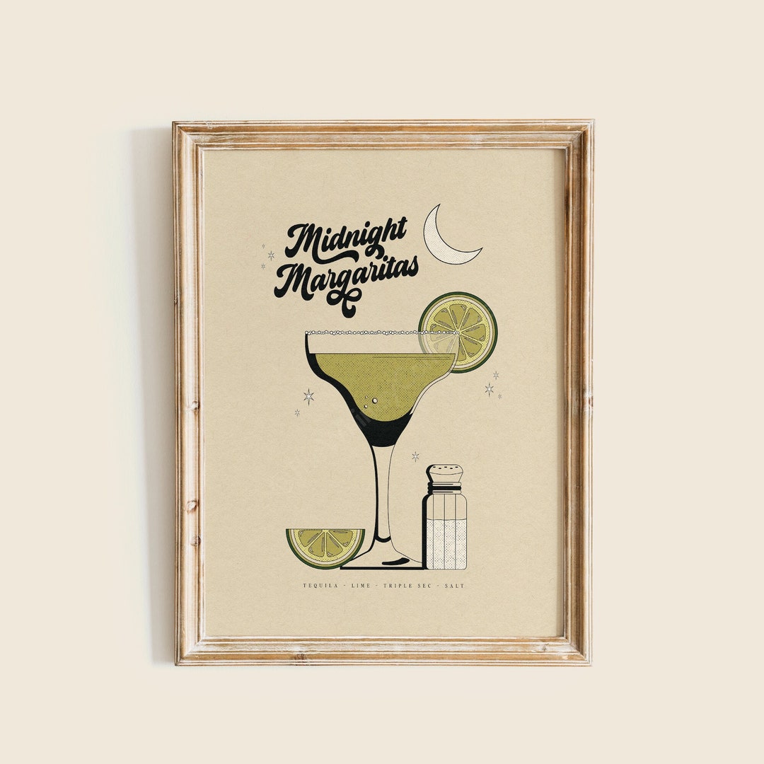 Midnight Margaritas Poster, Practical Magic Inspired Art Print ...