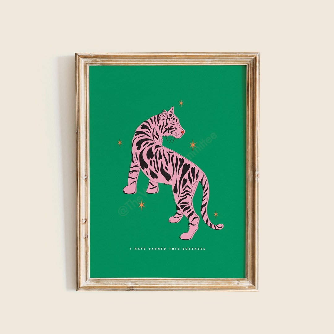 I Have Earned This Softness Art Print, Illustrated Poster Design, Home ...