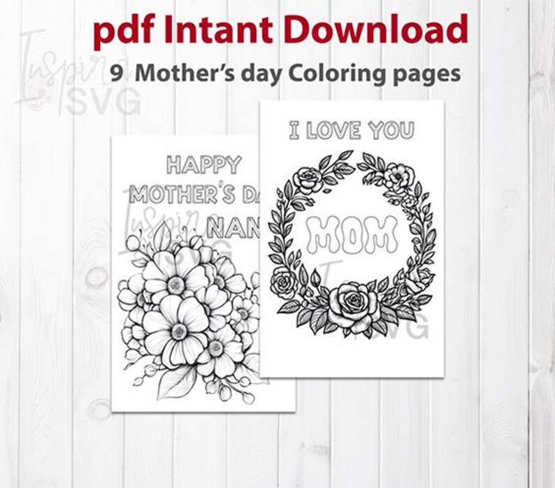Nana Mothers Day Coloring, Coloring Pages, Mother's Day Coloring Pages ...