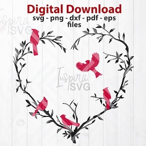Cardinal SVG, Flying Cardinal Svg, Valentines Cardinal Files, Cardinal ...