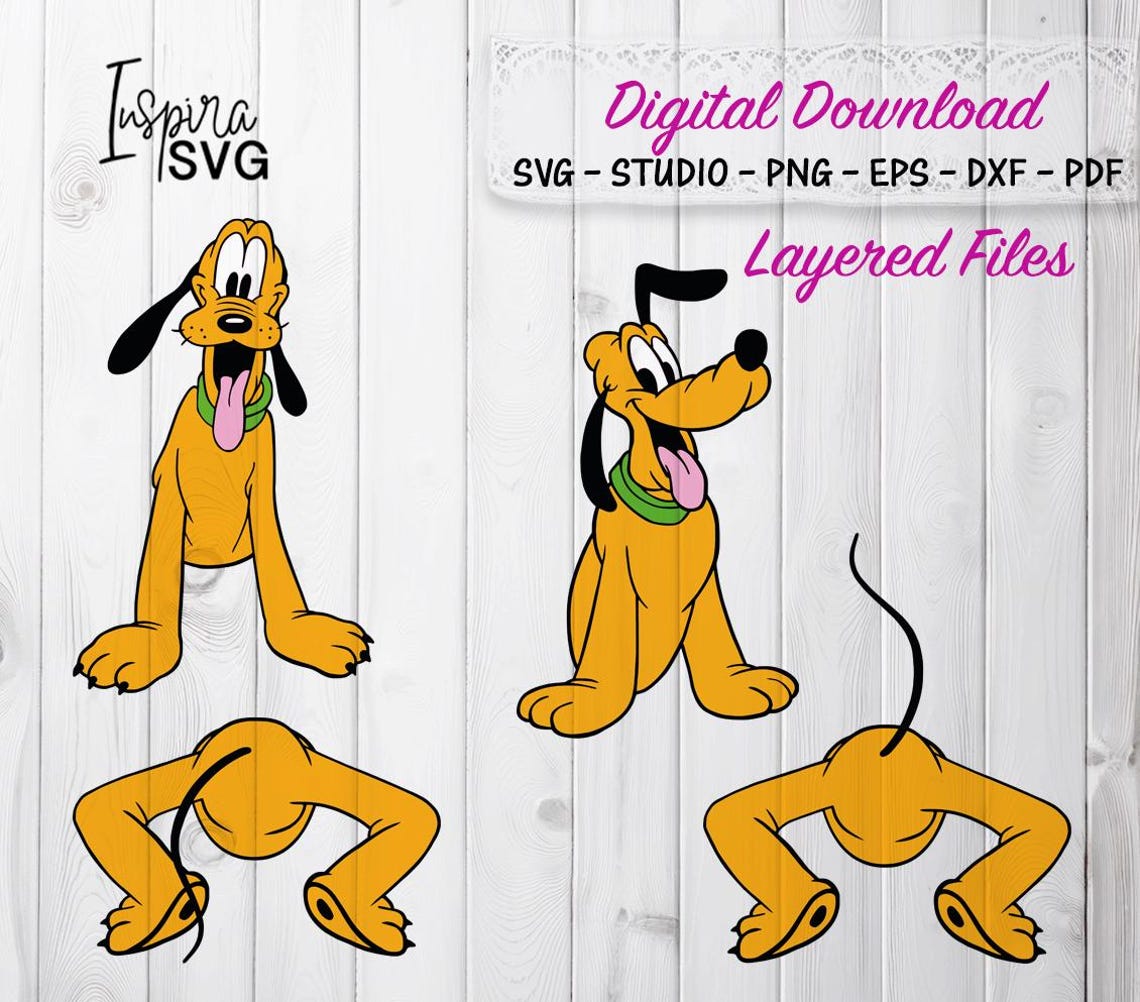 Pluto Inspired SVG - Pluto Inspired File , Layered File, Pluto Inspired ...