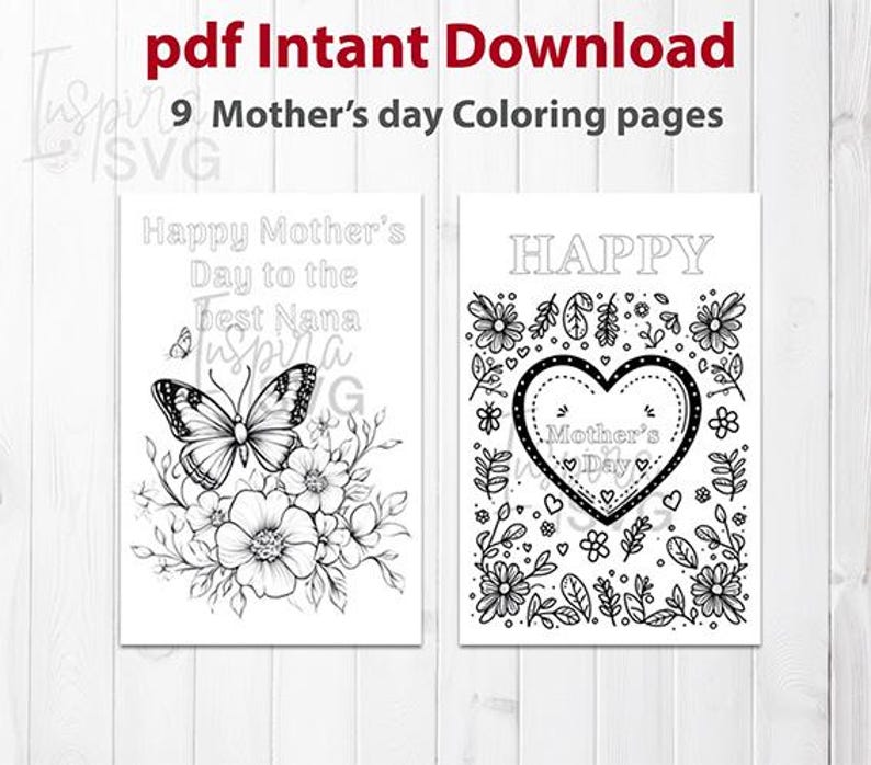 Nana Mothers Day Coloring, Coloring Pages, Mother's Day Coloring Pages ...
