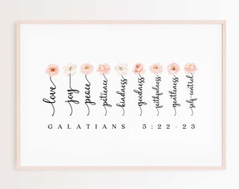 Horizontal Bible Verse Wall Art - Etsy