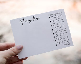 Memory Verse Box - Etsy