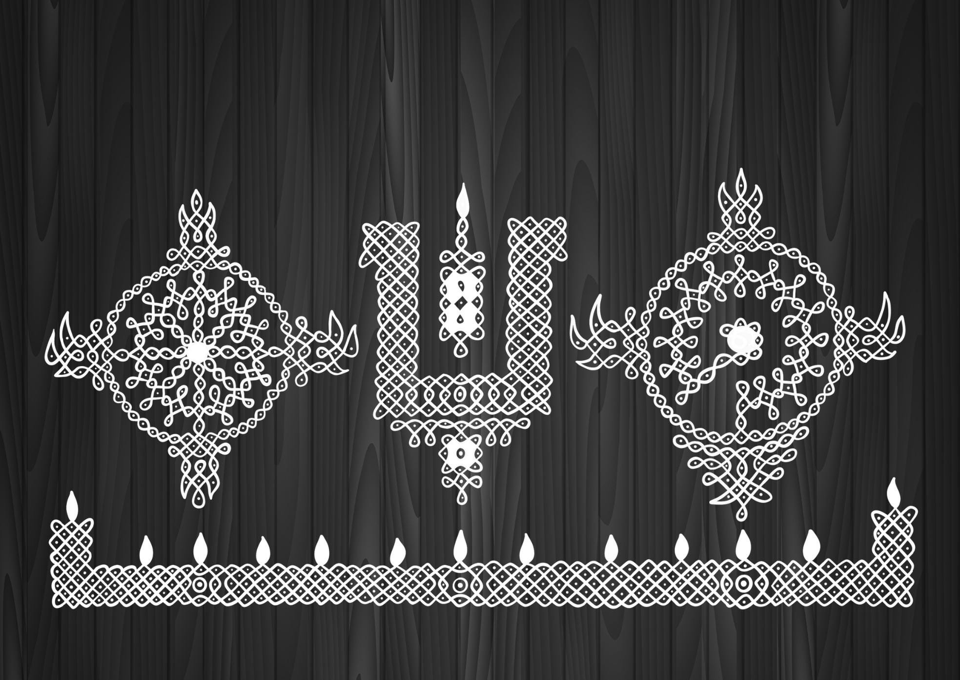 Kolam Ratham Design DIGITAL DOWNLAD // Pooja Room Decor // Housewarming ...