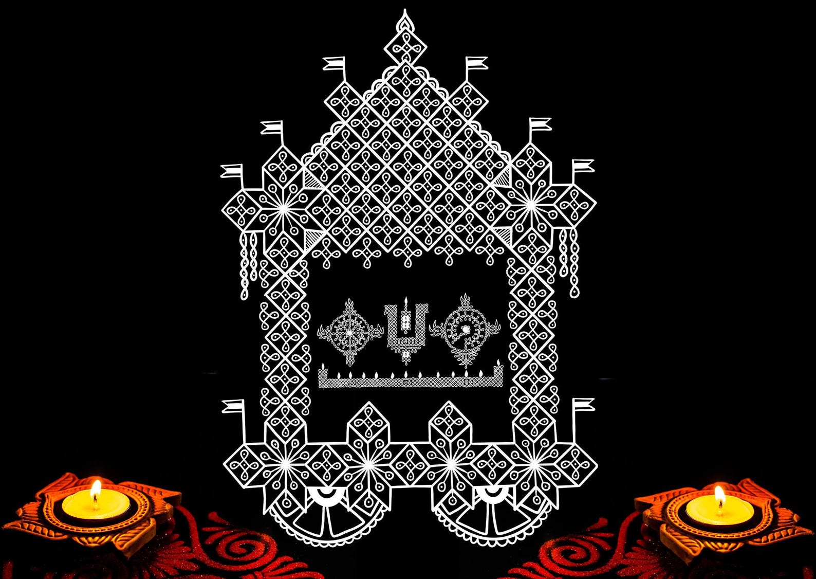 Kolam Ratham Design DIGITAL DOWNLAD // Pooja Room Decor // Housewarming ...