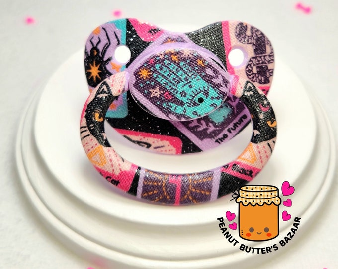Pastel Oracle Card Waterproof Fabric Decorated Adult Pacifier for Adult ...