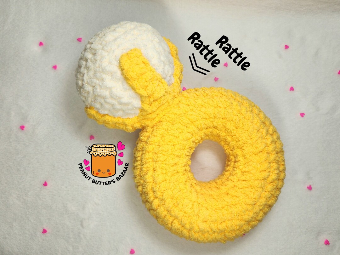 Diamond Ring gold Rattle Large Crochet Plush Toy ADULT Size for Adult ...