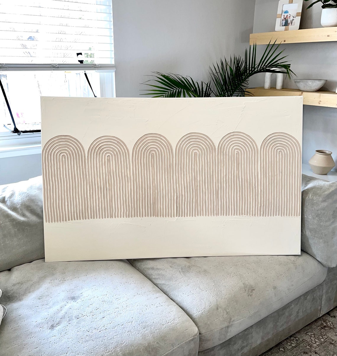 SAHARA Plaster Wall Art Fluted Plaster Art 3D Wall Art | Etsy