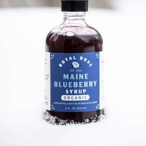 Blueberry Organic Simple Syrup - Etsy