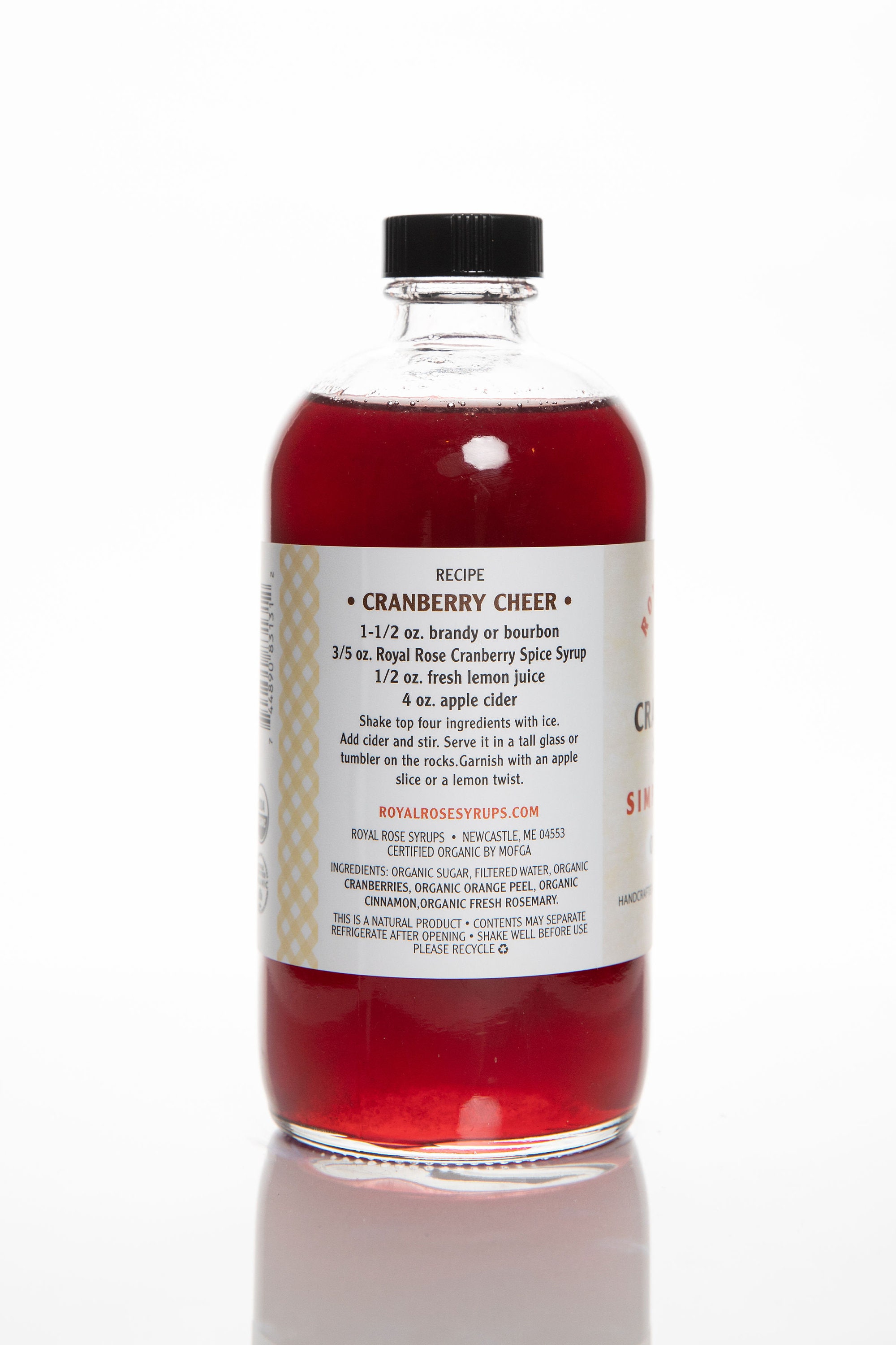 Cranberry Organic Simple Syrup - Etsy