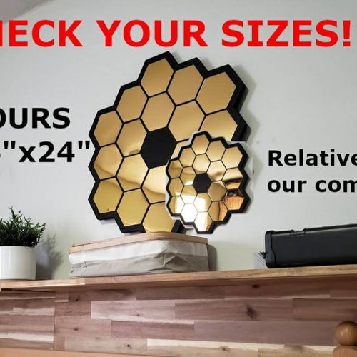 James Webb Space Telescope Mirror - Etsy
