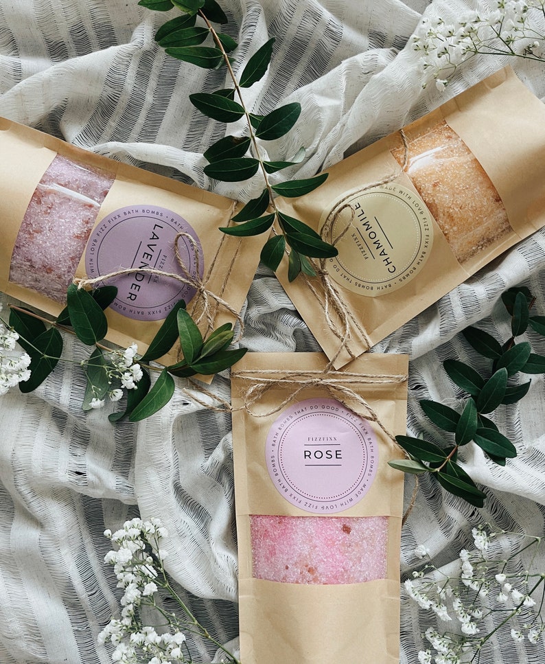 Chamomile Bath Salt Collection - Etsy