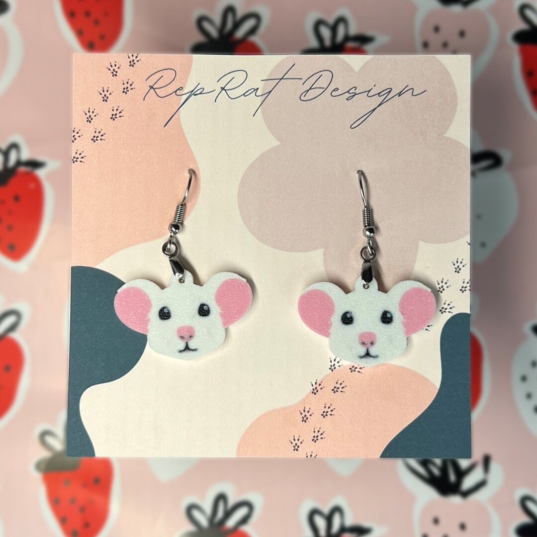 Rat Earrings - Etsy