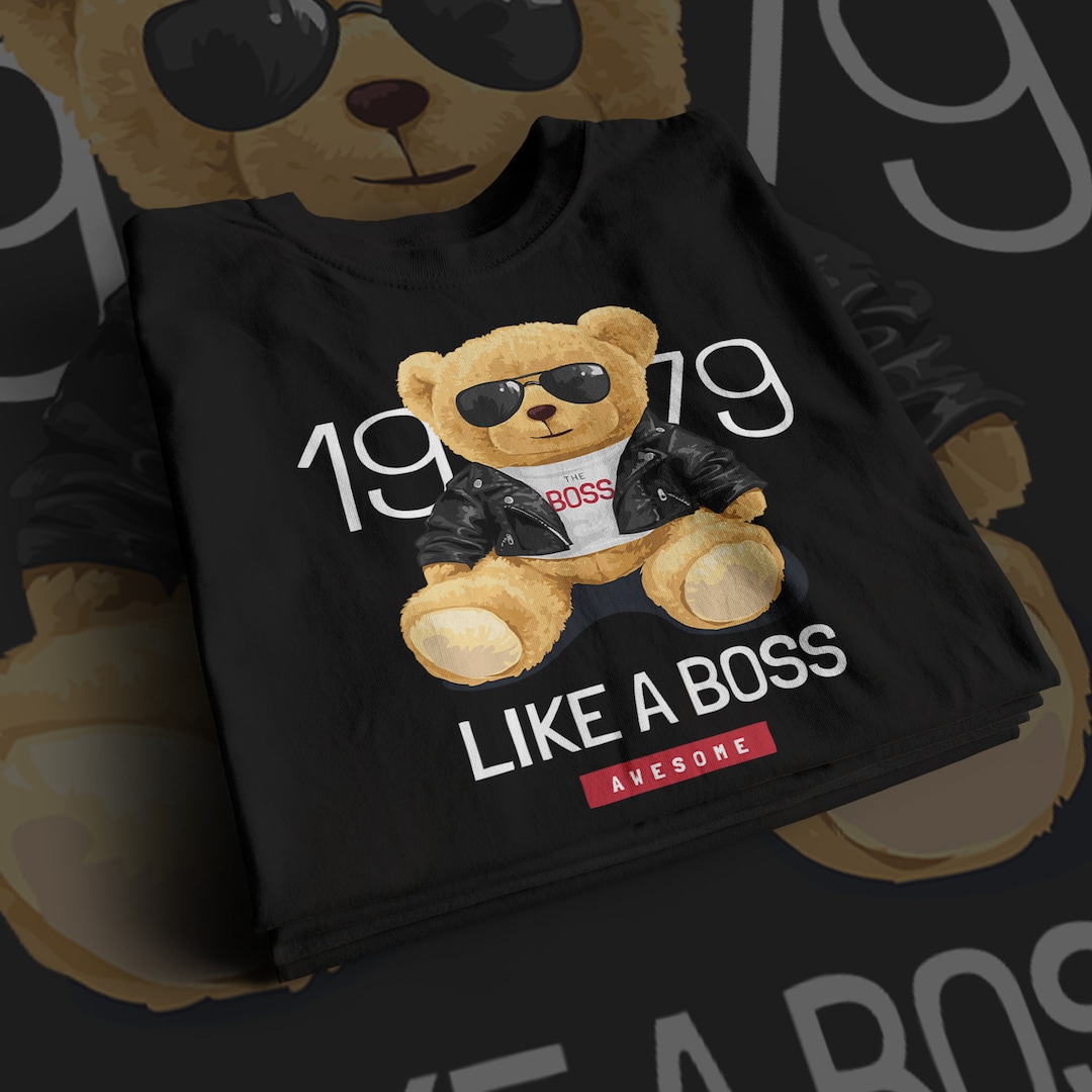1979 the Boss Teddy Bear PNG Design Digital File - Etsy