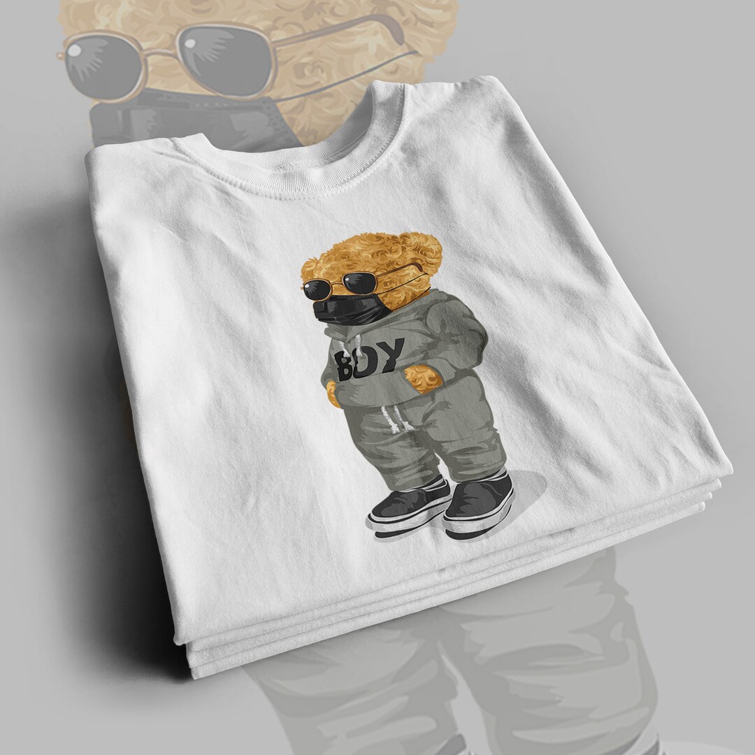 Boy Teddy Bear PNG Design Digital File - Etsy