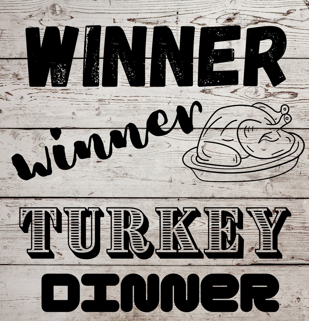 Winner Winner Turkey Dinner Svg, Thanksgiving Cricut, Thanksgiving Svg ...