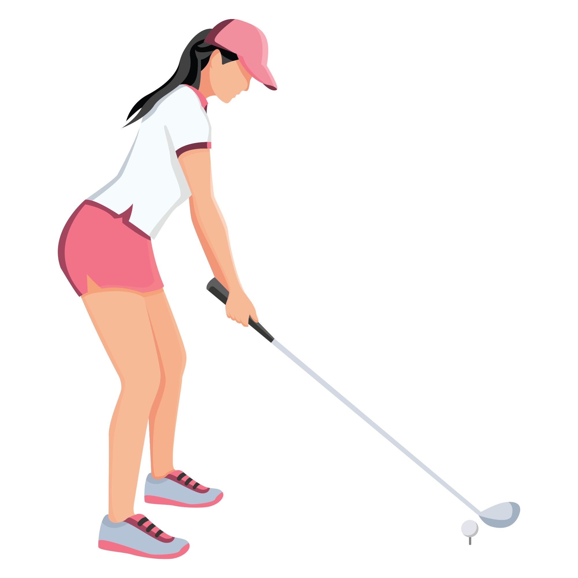 Lady Golfing Svg, Lady Golfing Png, Lady Golfer Jpg, Lady Golfing Pdf ...