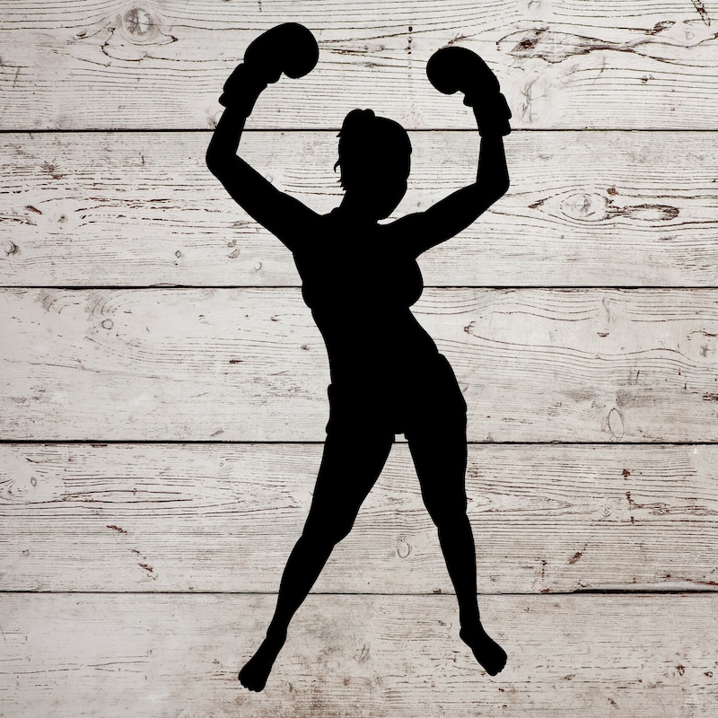 Girl Boxing Svg - Etsy