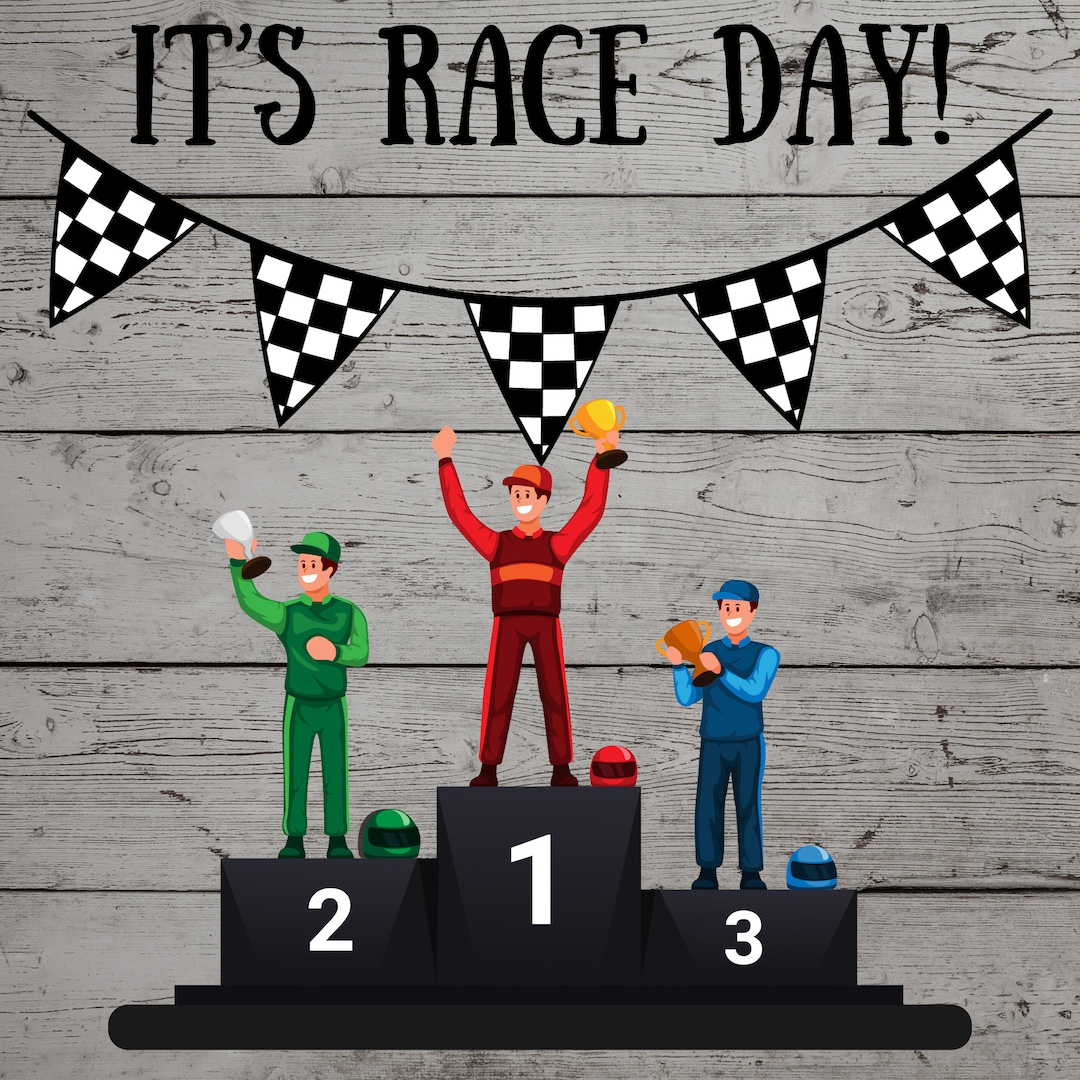 It's Race Day Svg, Race Day Svg, Race Day Jpg, It's Race Day Cricut, It ...