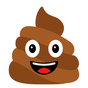 Poop Emoji Svg, Poop Svg, Poop Clip Art, Poo Emoji Clip Art, Poo Design ...