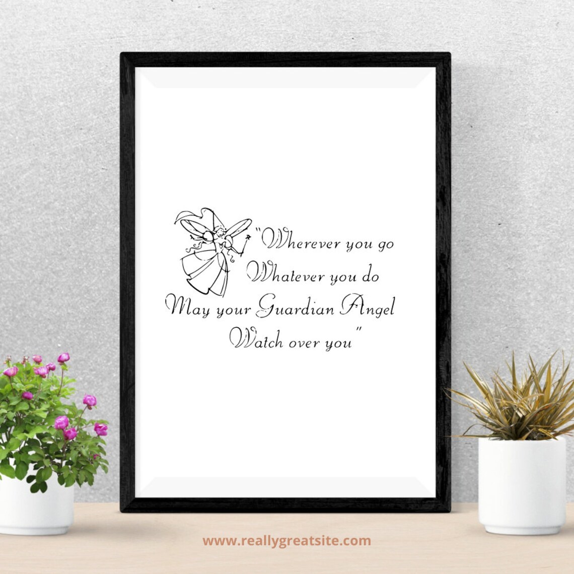 Guardian Angel SVG Cricut, Wherever You Go Whatever You Do May Your ...