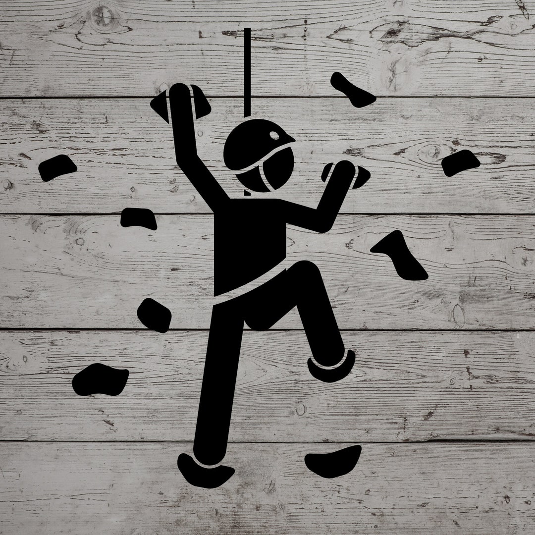 Rock Climber Svg, Rock Wall Climbing Svg, Rock Wall Climber Jpg, Rock ...
