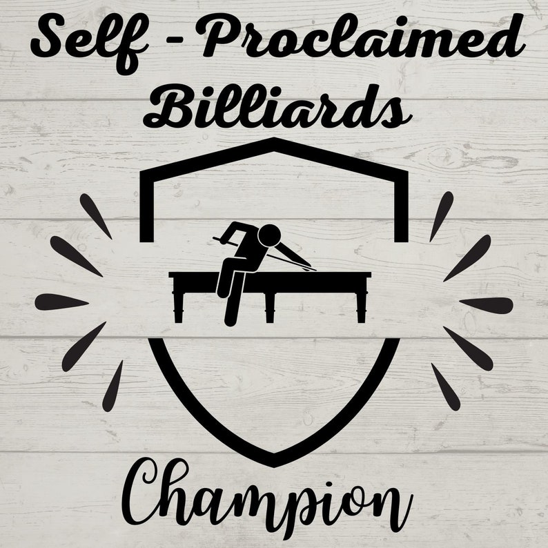 Billiards Champion Svg, Pool Player Svg, Pool Player Champ, Billiards ...